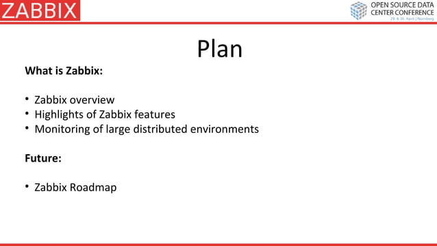 Alexei vladishev - Open Source Monitoring With Zabbix | PPT