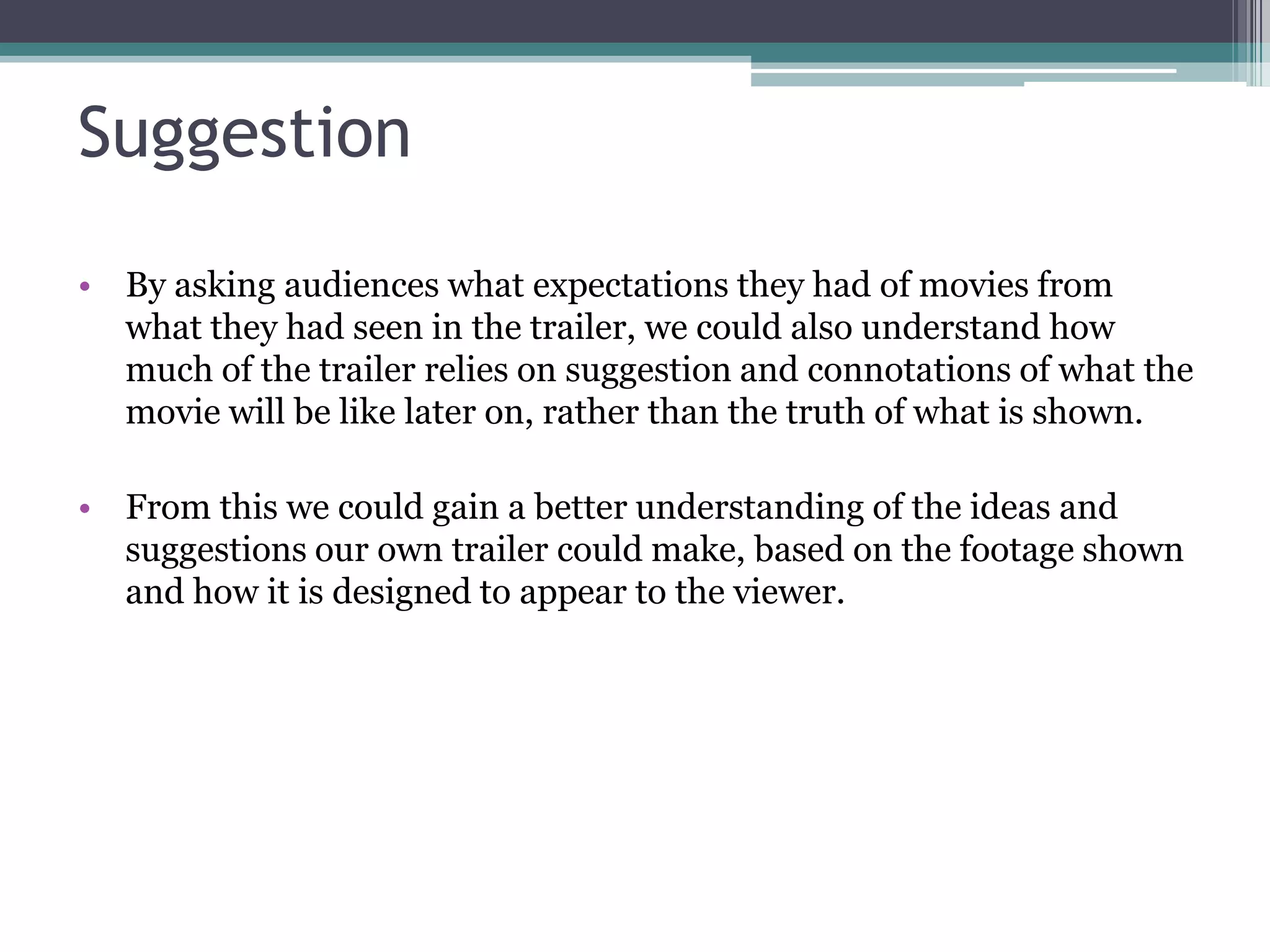 Alex Evaluation Q3 | PPT | Movies | Entertainment