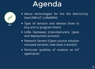 Alexey Borisenko (Cisco) - Creating IoT solution using LoRaWAN Network Server | PPT