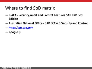 Alexey Yudin. Building a GRC System for SAP | PPT