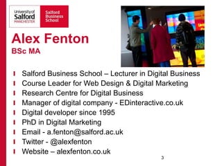 Alex Fenton: Search & social media markting | PPT