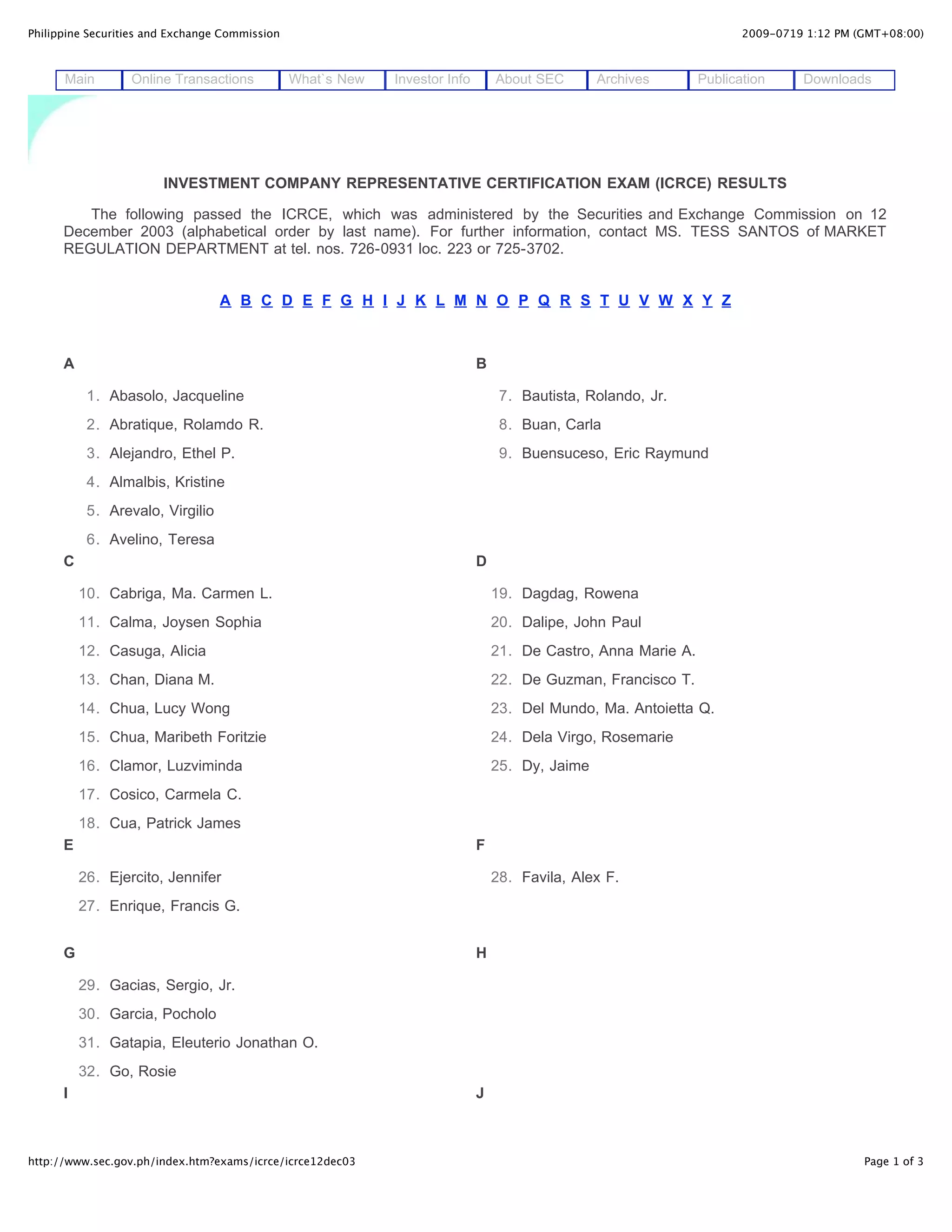 Alex F. Favila - ICRCE - RP SEC - December 2003 | PDF