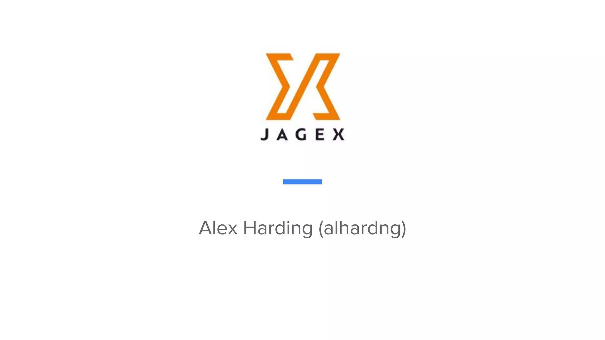 Alex harding (alhardng) jagex company analysis | PPT