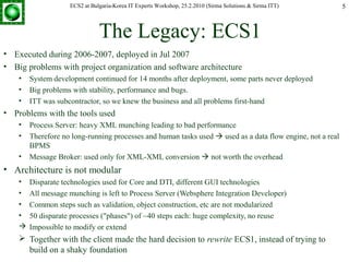 Cost-effective e-Government Services: Export Control System phase 2 (ECS2) | PDF