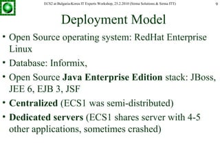Cost-effective e-Government Services: Export Control System phase 2 (ECS2) | PDF