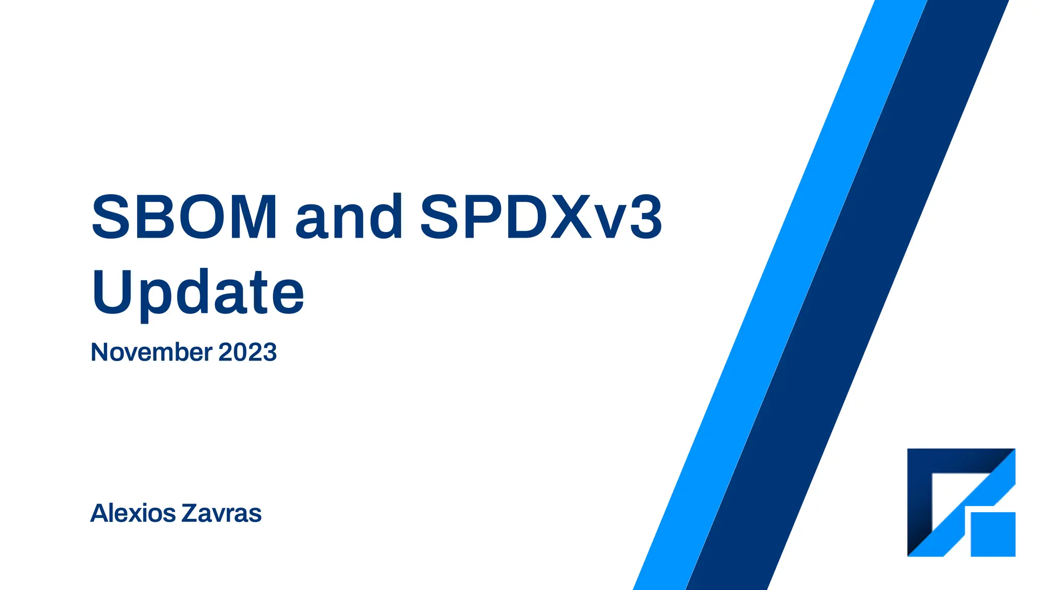 SFSCON23 - Alexios Zavras - The current state of SBOMs and SPDX | PPT | Free Download