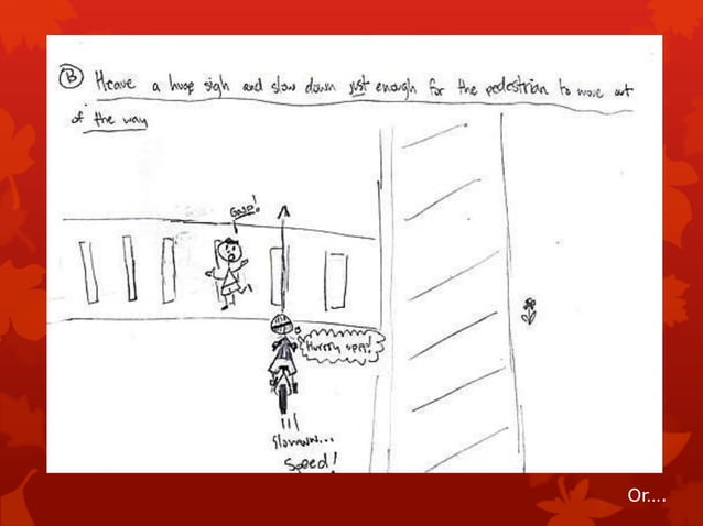 Bike Safety Comic Strip | PPT