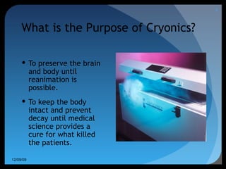Alexiscryonics | PPT