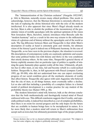 Alexis De Tocqueville S Theory Of Democracy And Revolutions | PDF