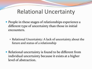 Alexis hankh com 103 uncertainty reduction tip | PPT