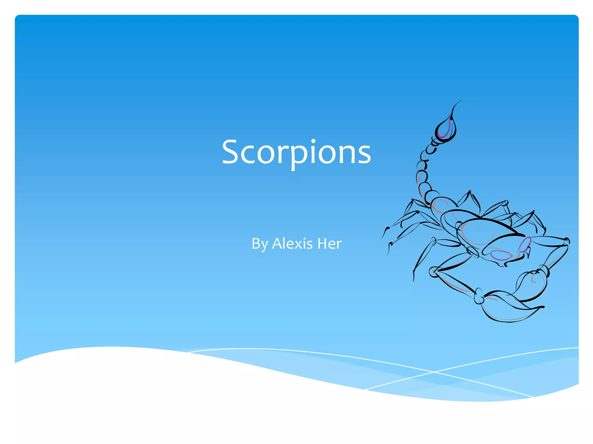 All About Scorpions | PPTX