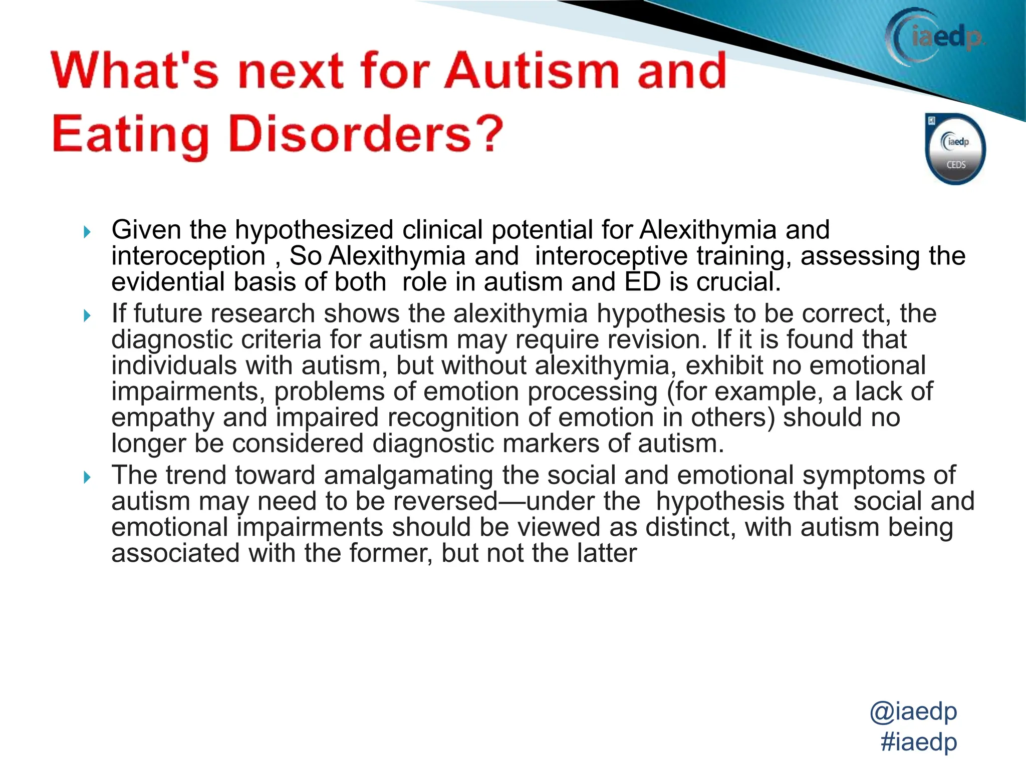 A Comprehensive Exploration of Alexithymia, Autism spectrum Disorders ...