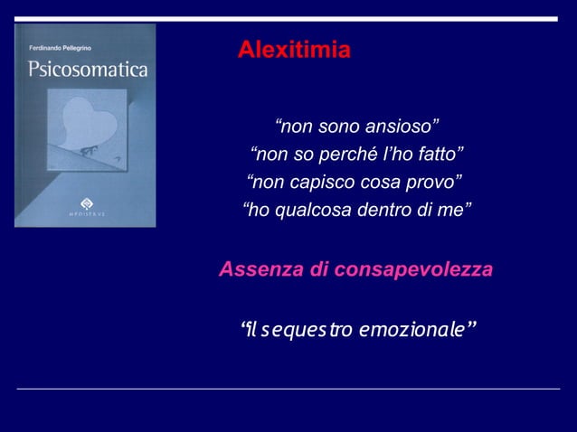 L' ALEXITIMIA | PPT