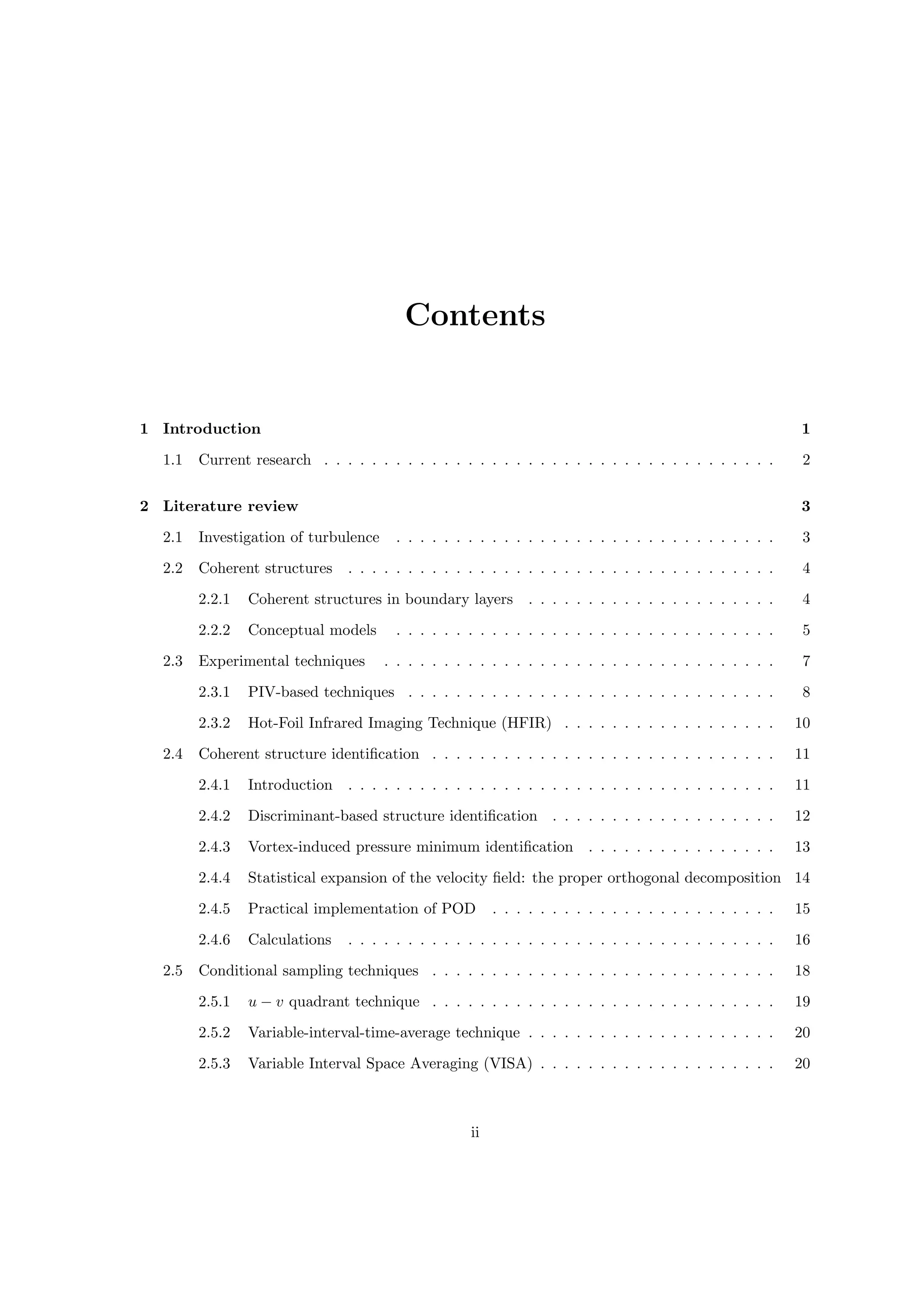 Coherent Structures Characterization In Turbulent Flow Pdf