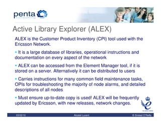 Alex Library Ericsson minilink microwave | PPT