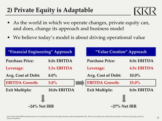 Alex Navab - Overview of Private Equity | PDF