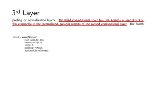 Belajar tentang algoitma AlexNet Deep learning | PPT