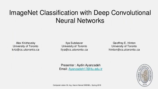 Alexnetimagenet Classification With Deep Convolutional Neural Networ