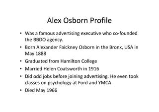 Alex Osborn | PDF