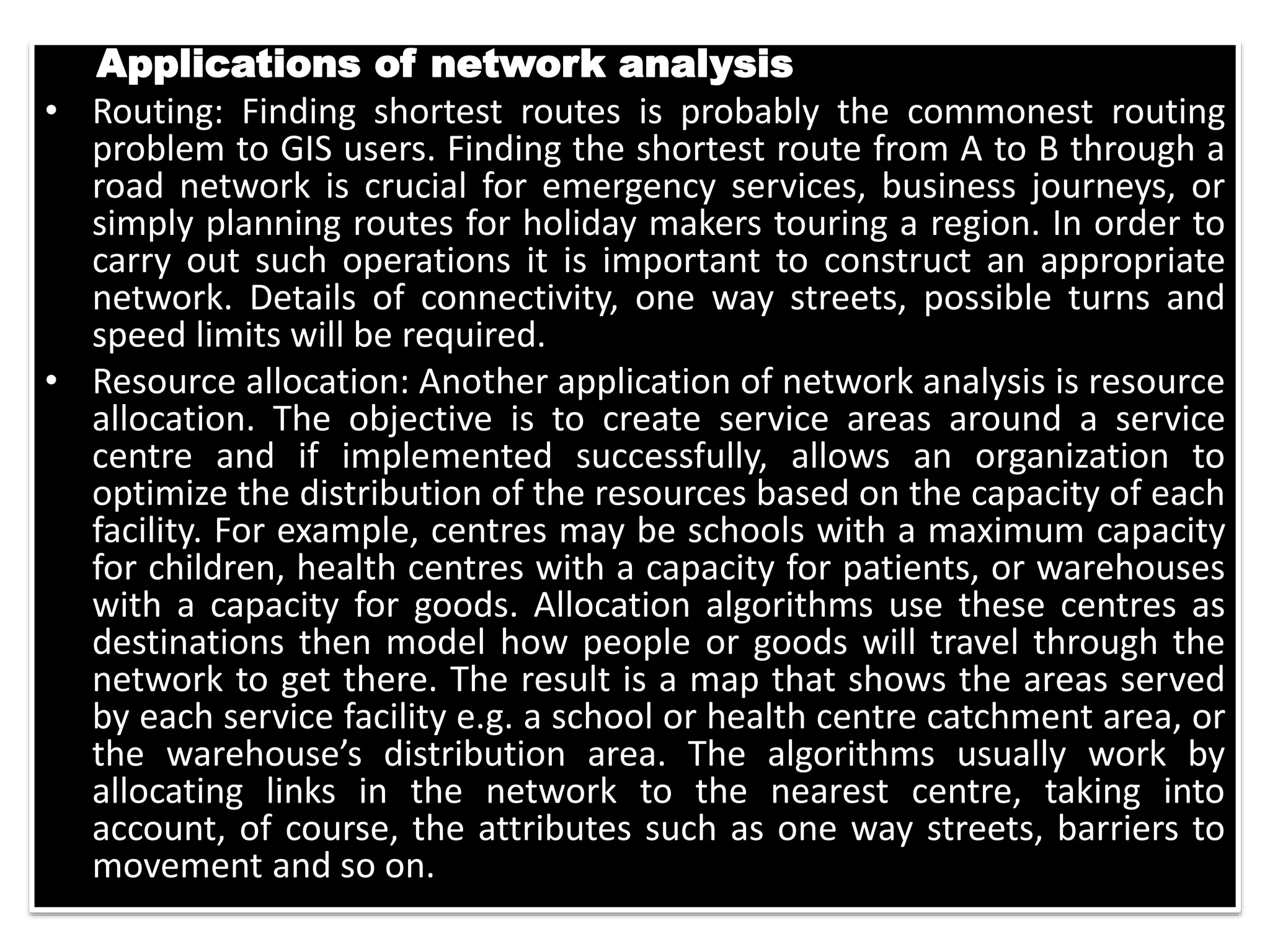 Road network presentation | PPTX