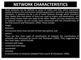 Road network presentation | PPTX