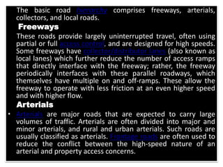 Road network presentation | PPTX