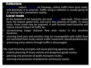Road network presentation | PPTX
