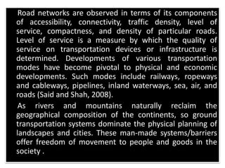 Road network presentation | PPTX