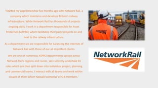 Alex Sapcote - Level 4 Associate Project Manager at Network Rail | PPT