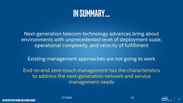 Design Implications, Challenges and Principles of Zero-Touch Management ...
