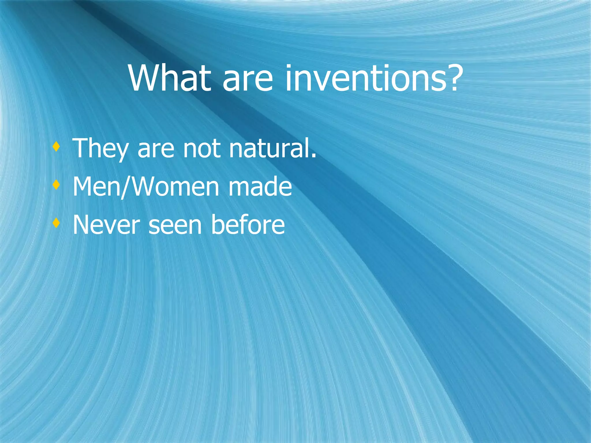 Alex's New and Improved Inventions | PPT