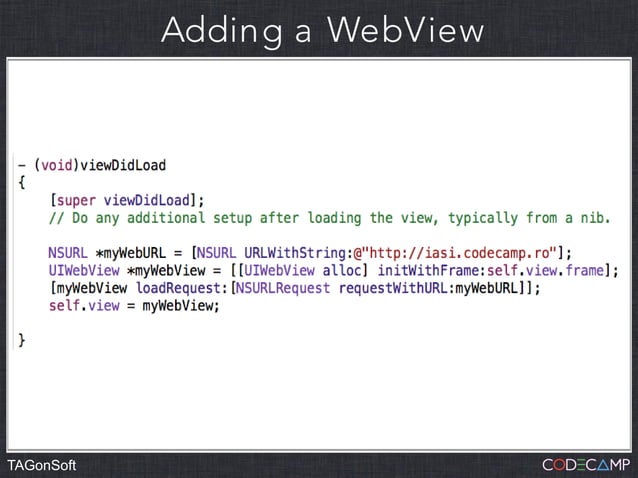 Alex Terente - Introduction to iOS | PPT