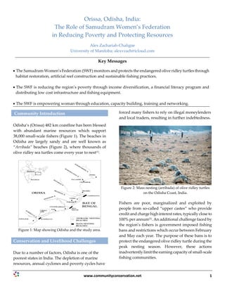 Alex zacharia on samudram and community conservation | PDF