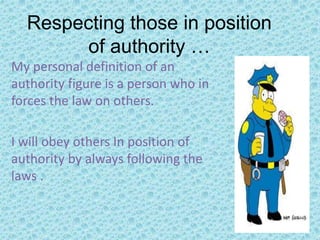 aleyaforsee respect | PPTX