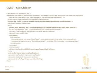 Alfresco Tech Talk - CMIS | ODP