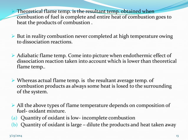 Thermodynamics of combustion | PPTX | Chemistry | Science