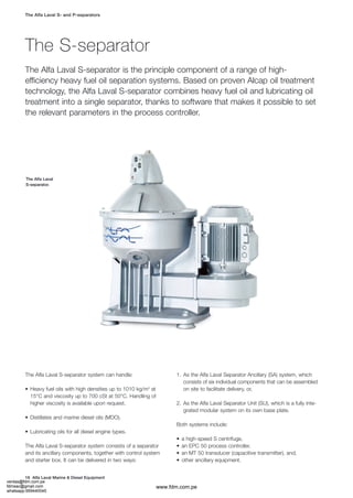 Alfa laval-tratamiento-de-oil-modelo-p-y-s | PDF | Home Appliances ...