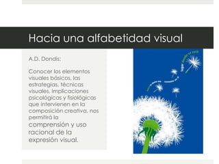 Alfabetidad visual y lenguaje escrito | PPTX
