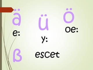 Alfabeti i gjuhes gjermane | PPT