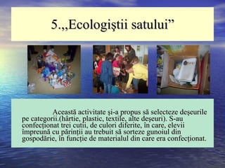 Alfabetizarea ecologica | PPT