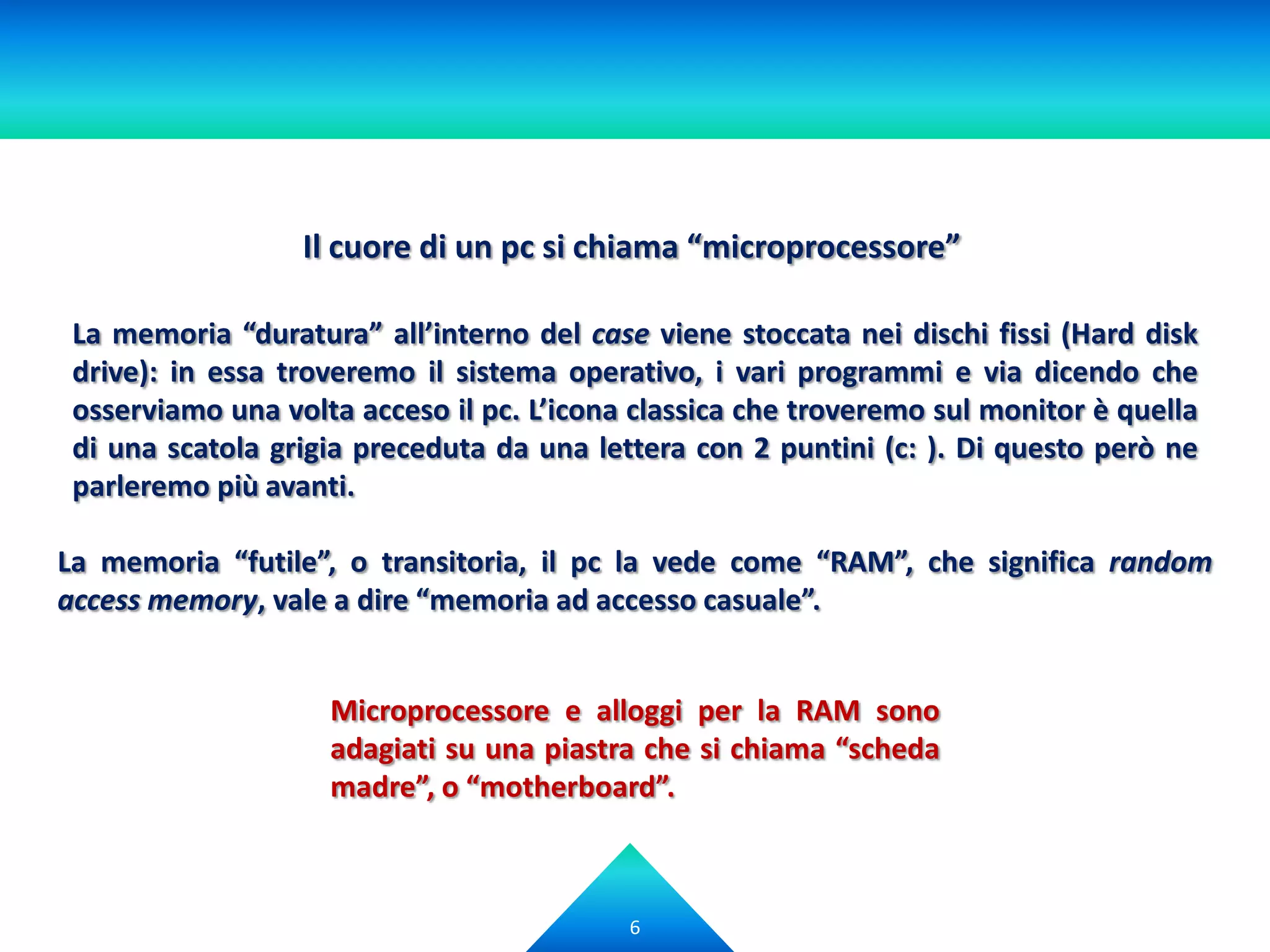 Alfabetizzazione informatica 8 ore | PPTX