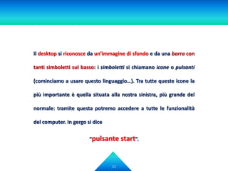 Alfabetizzazione informatica 8 ore | PPTX