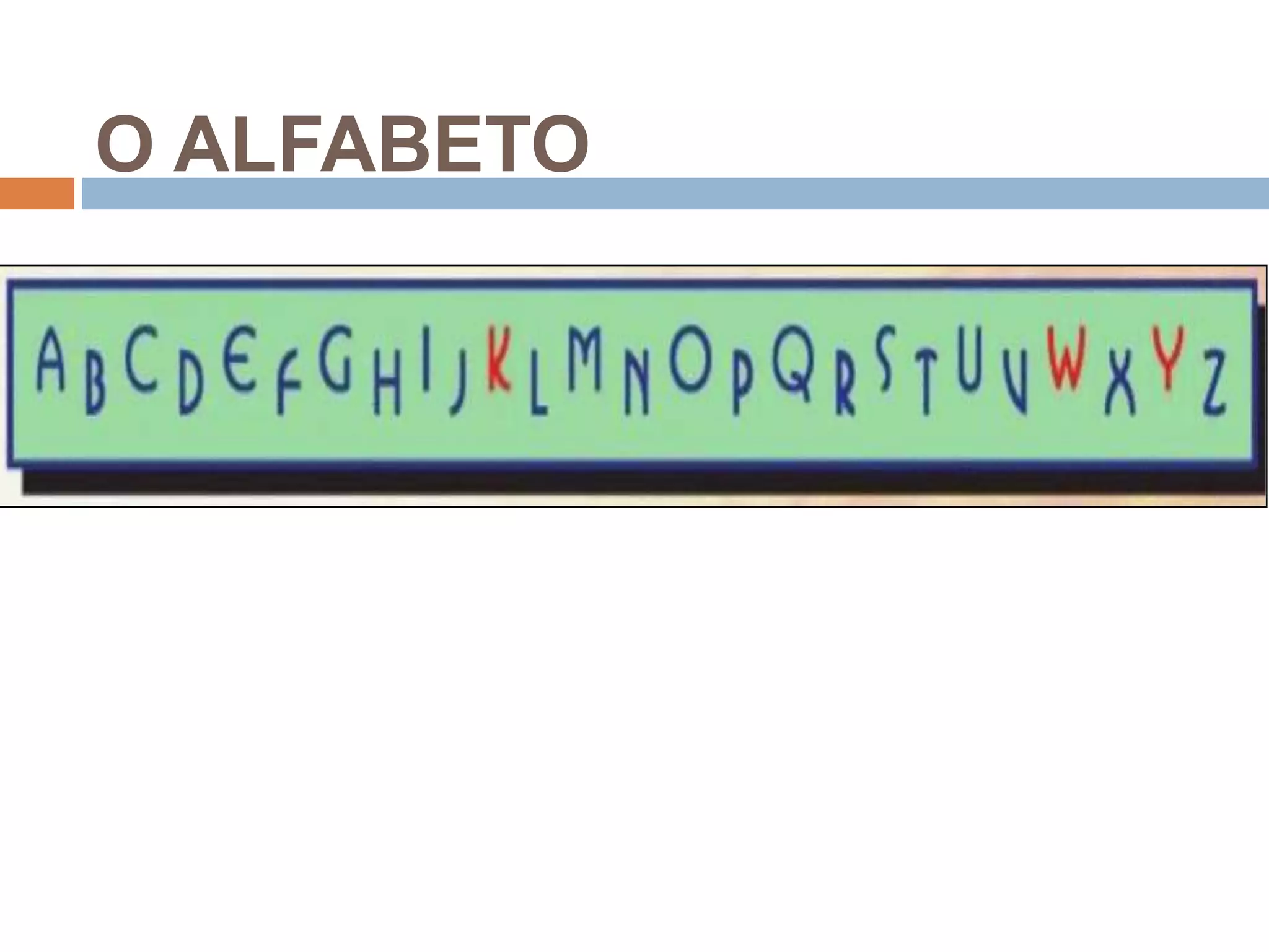 Alfabeto (Portugués do Brasil) | PPTX