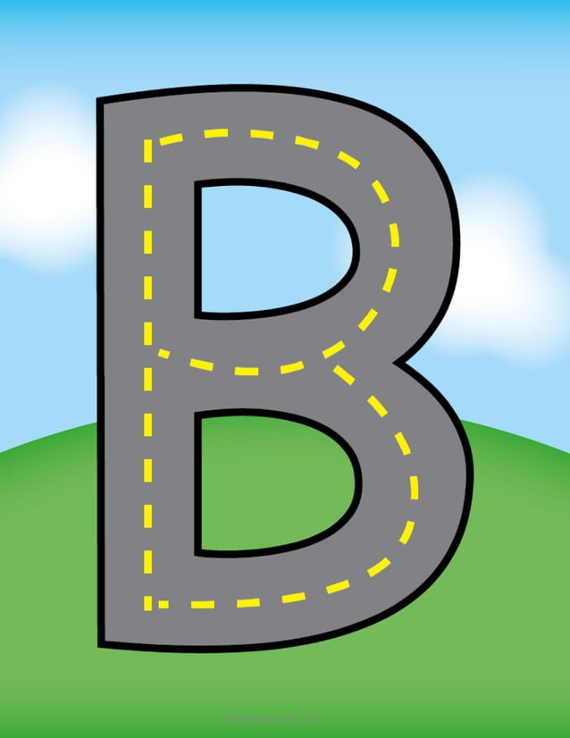 Alfabeto pista de transito | PDF