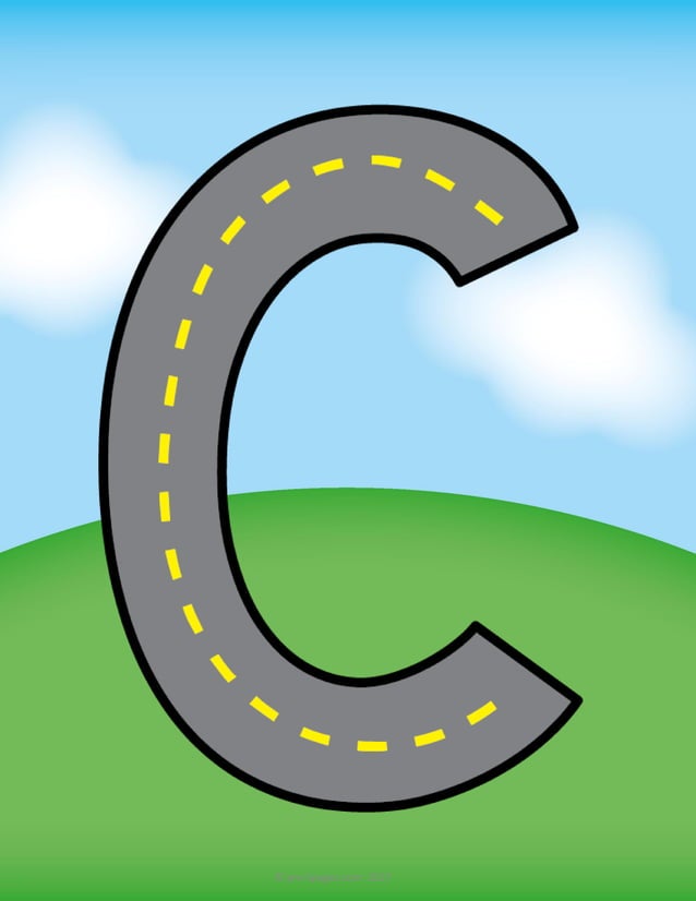 Alfabeto pista de transito | PDF