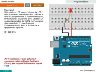Alfabeto di Arduino - lezione 2 | PDF