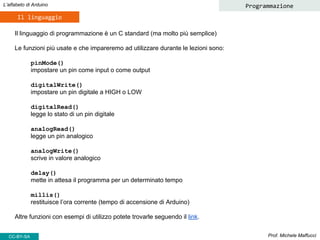 Alfabeto di Arduino - lezione 2 | PPT