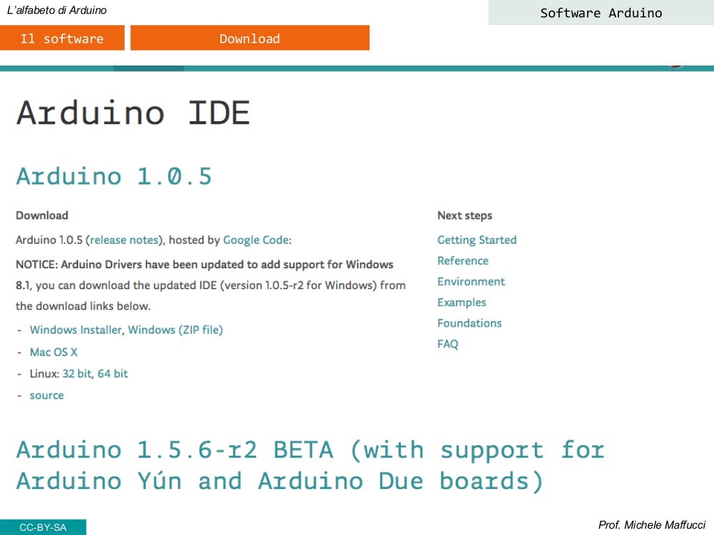 Alfabeto di Arduino - lezione 2