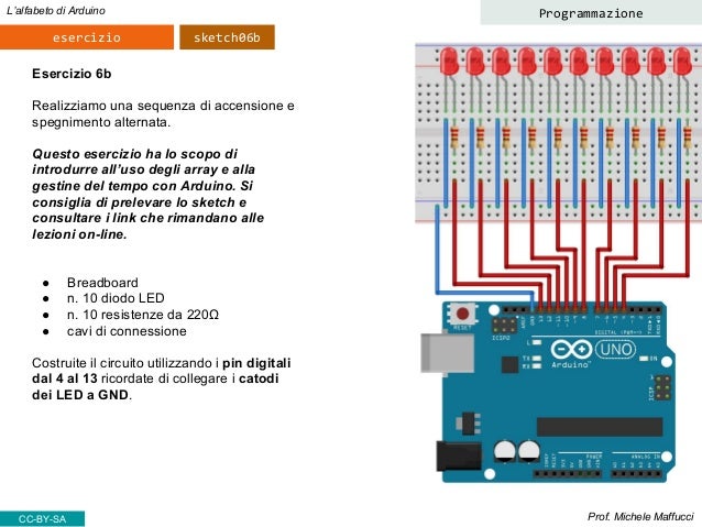 Alfabeto di Arduino - lezione 2
