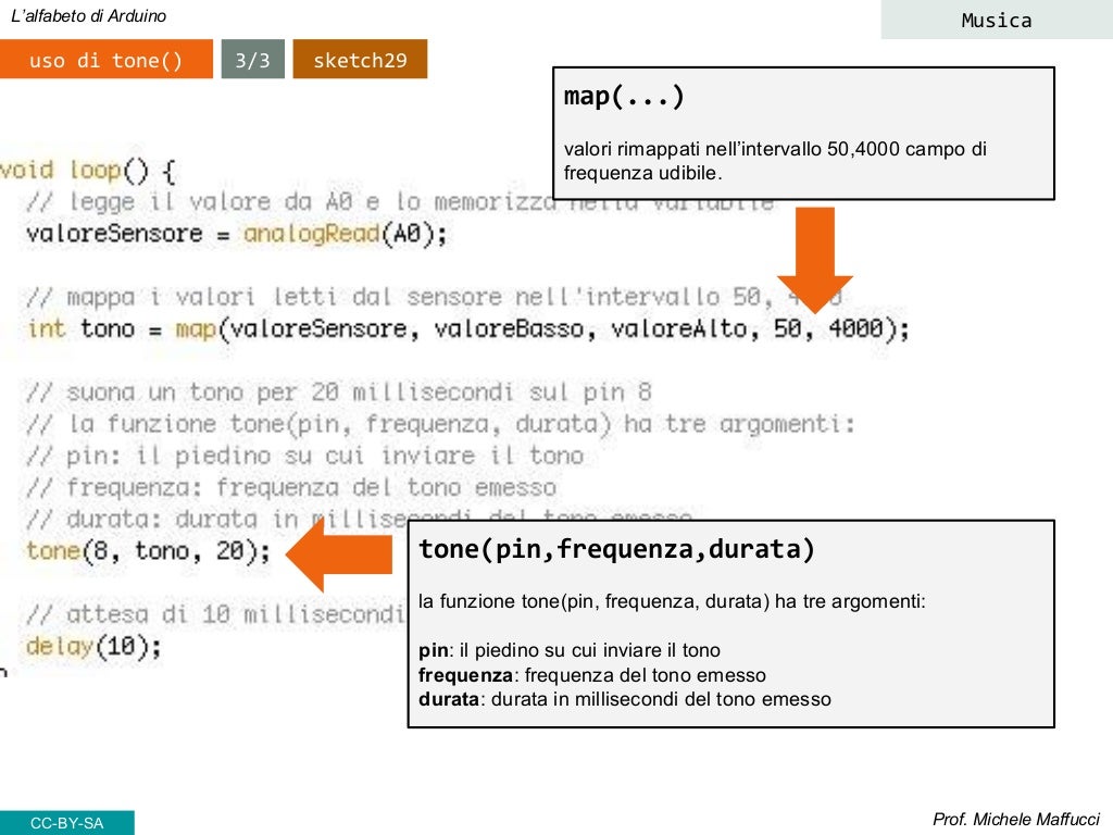 Alfabeto di Arduino - lezione 3